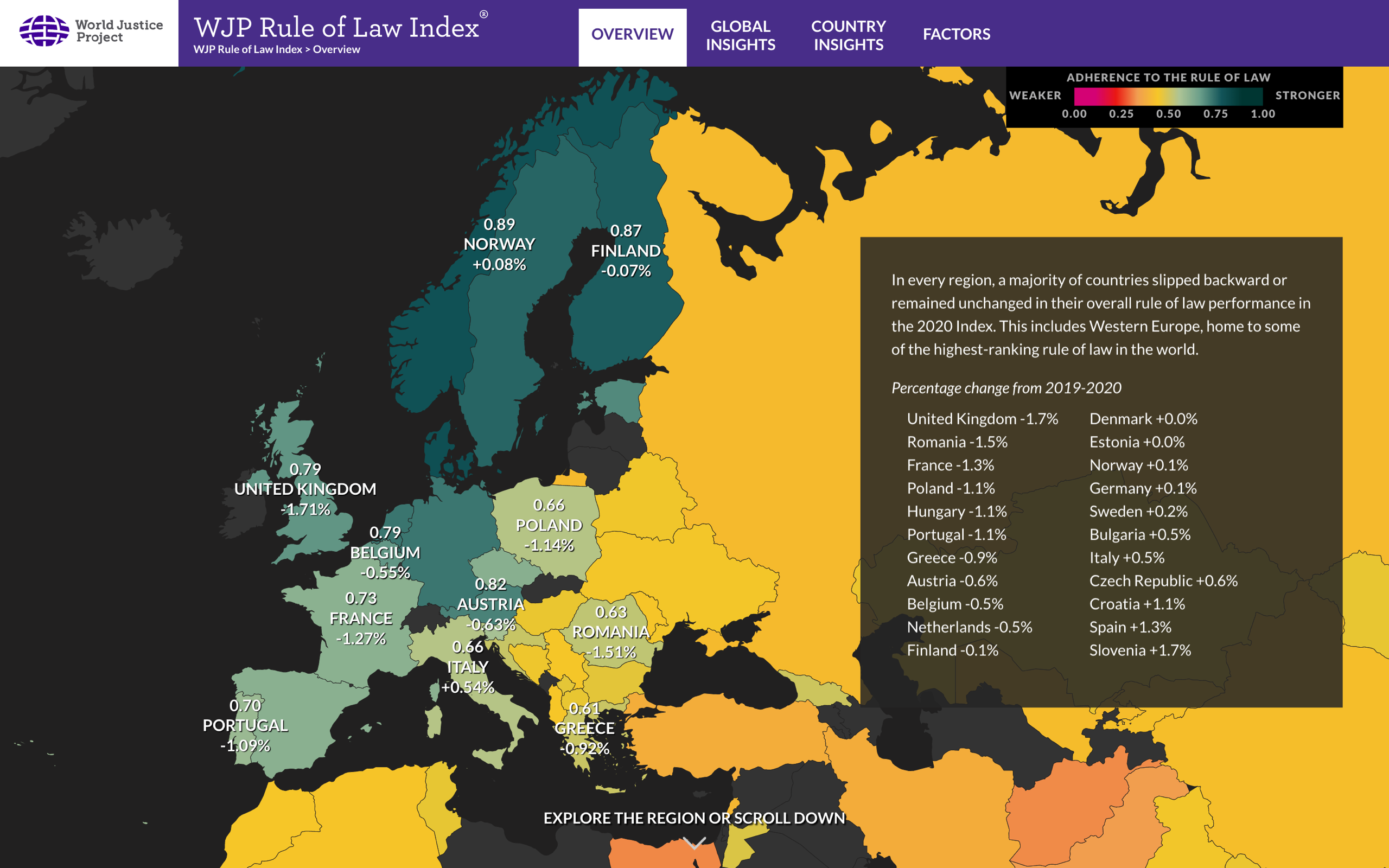 Pitch Interactive – The Rule of Law Interactive Experience